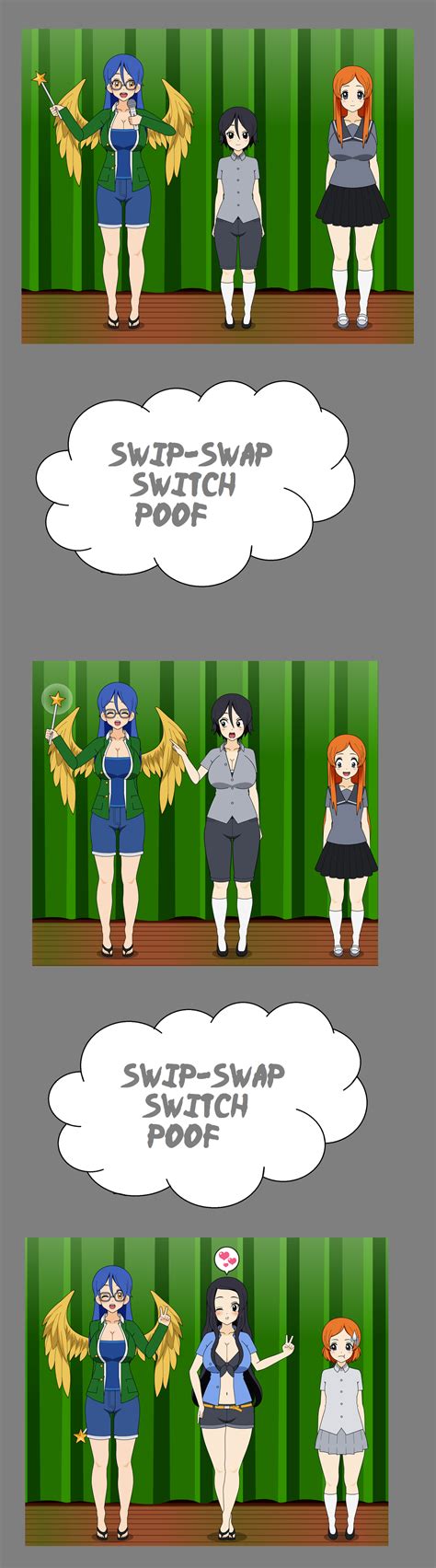 Attribute Swap Comic 03 Wendy And Lucy By Dracoknight545 On Deviantart