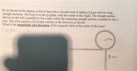 Solved As Shown In The Figure A Wire Is Bent Into A