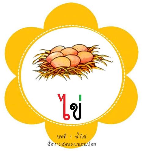 บัตรคำภาษาพาที ป 2 สื่อการสอนคนนอนน้อย