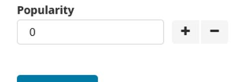 no up down arrows for popularity on ie and edge browsers