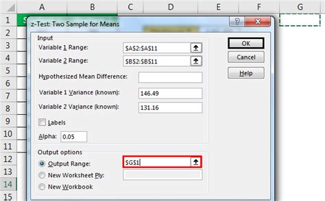 How To Perform Z Test Calculation In Excel Step By Step Example