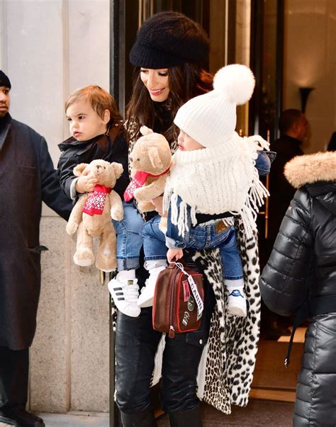Amal Clooney Looks Chic With Her Twins Alexander And Ella Who What Wear
