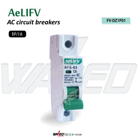 Circuit Breaker 1p Ac Aelifv Waked Electronics