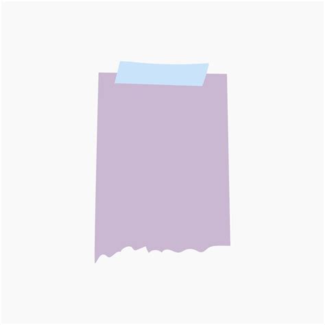 Premium Vector Sweet Ripped Paper Note Illustration