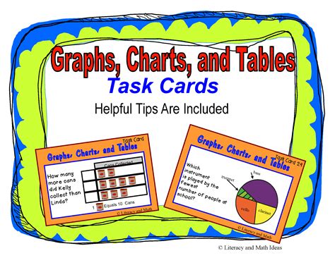Graphs And Charts Task Cards Literacy And Math Ideas