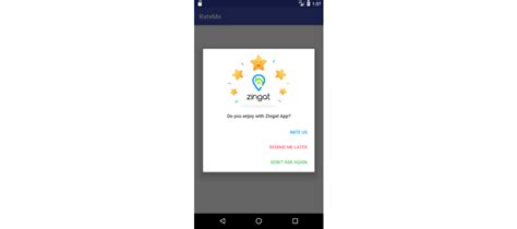 Github Zingat Rateme Android