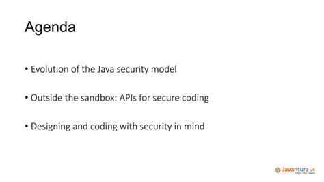 Javantura V4 Security Architecture Of The Java Platform Martin