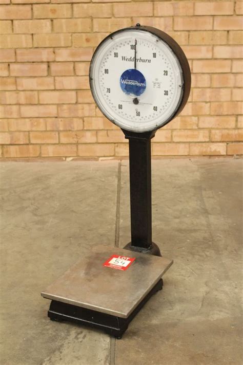 Analog Platform Scale Wedderburn Auction 0054 5056060 Grays