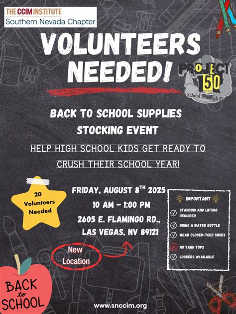 Ccim Volunteer Opportunity Project 150 August 8th Networkvegas