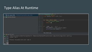 Python Type Hints PPT