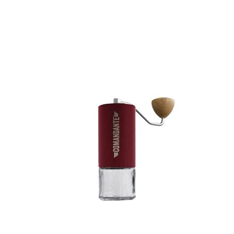 Coffee Grinder Comandante C40 [MK3] Nitro Blade - Burgundy - CoffeeAvenue