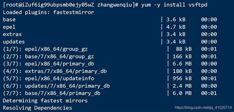 centos7安装配置ftp（匿名用户版） failed to start rvice unit vsftpd