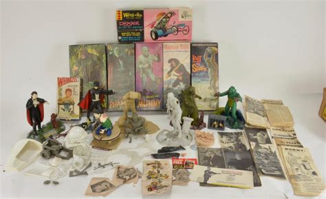 Sold At Auction Vintage Aurora Plastic Model Kits Monster Collection