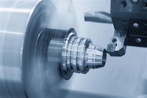 cnc lathe machine turning machine stock image image of hard molds