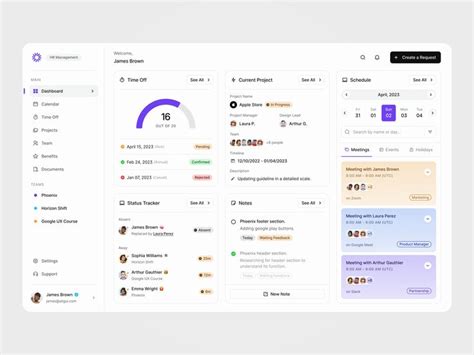 Hr Management • Alignui Design System In 2024 App Design Layout Hr