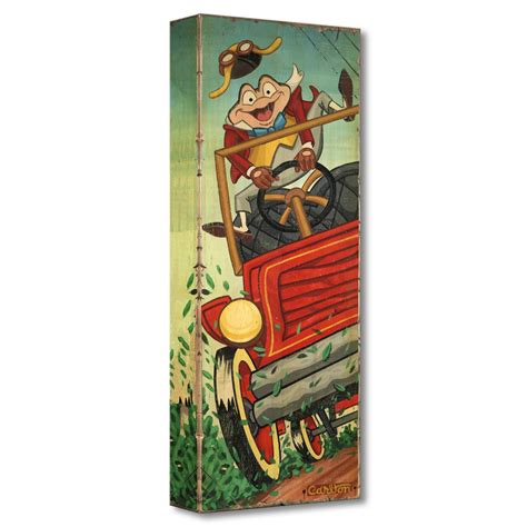 Mr Toad The Wild Ride Giclée On Canvas By Trevor Carlton Disney