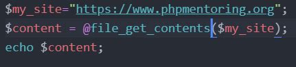 The PHP File Get Contents Function Read File Into A String PHP Tutorials