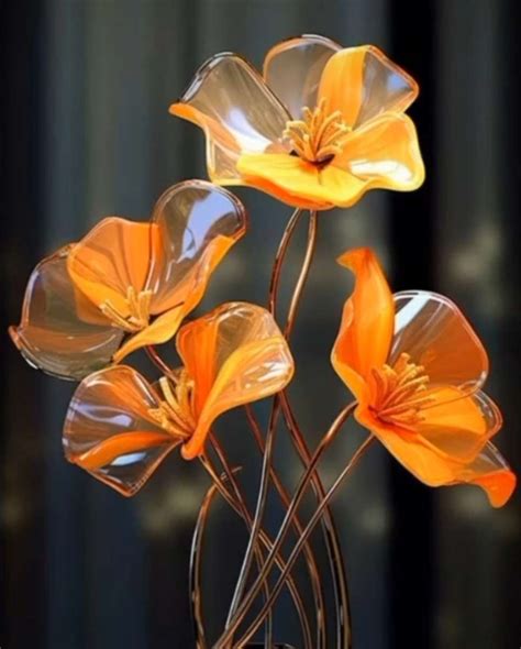 Estas Hermosas Flores Están Hechas De Vidrio Rompecabezas En Línea