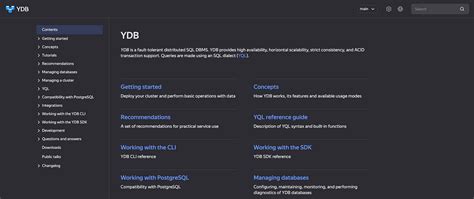 What S New In Ydb Documentation In December 2023 By Ivan Blinkov
