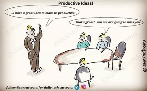 Being Productive Cartoon Dailycartoon Sunractoons Developerlife