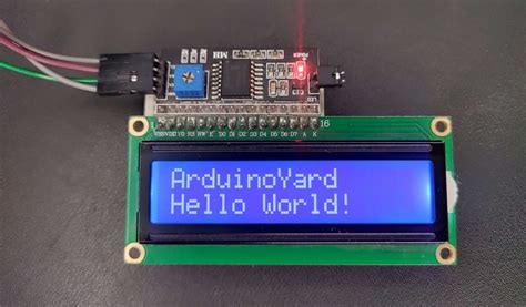 How To Use An I2C LCD With Arduino: A Beginner's Guide - ArduinoYard