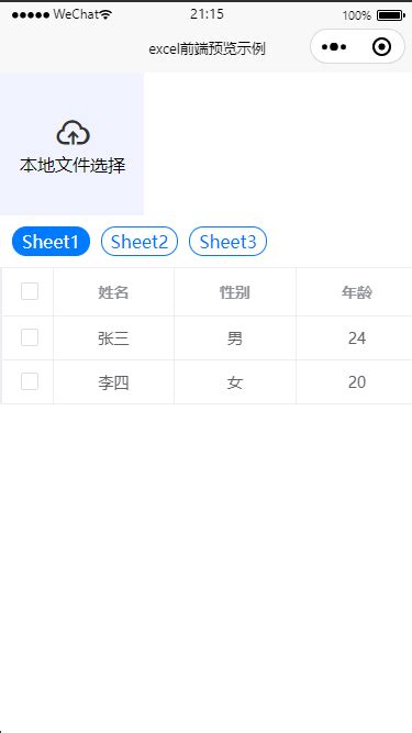 Excel上传前预览表格，支持选择sheet，本地预览excel Dcloud 插件市场
