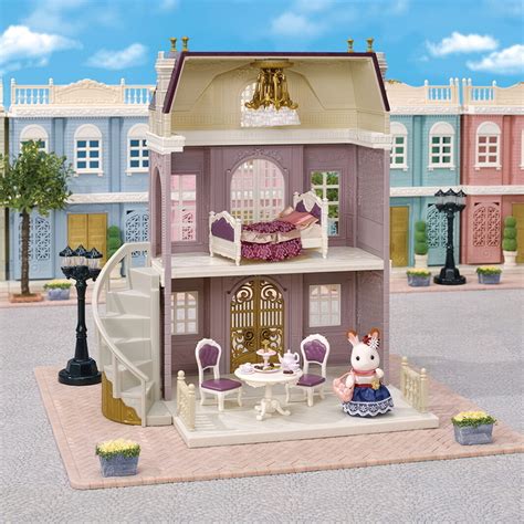 Calico Critters Deluxe Village House With Bonus T Set