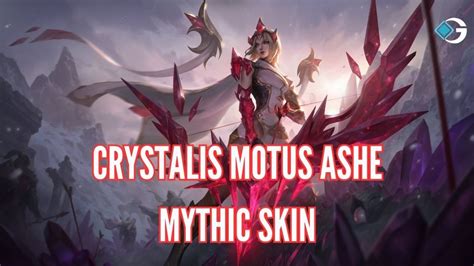 Crystalis Motus Ashe Mythic Skin Splash Art Release Date More Gameriv