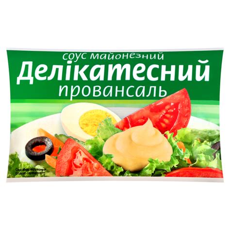 Соус майонезний Делікатесний провансаль 15% Чумак п/е 180г Чумак ...
