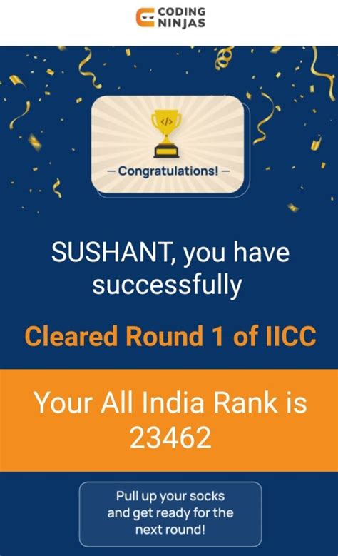 sushant upadhyay on linkedin iicc aicte codingninjas share