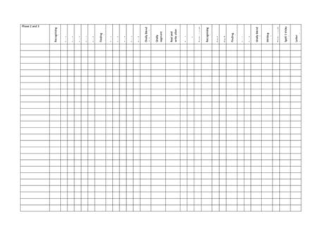 Phonics Tracker Teaching Resources