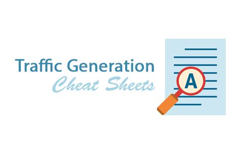 Traffic Generation Cheat Sheets Plr Database