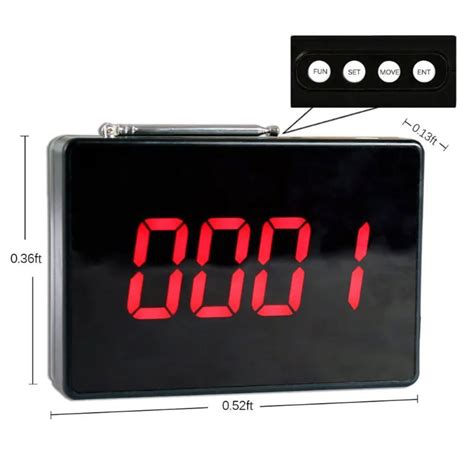 Daytech 10 Piece Set Call Button Restaurant Staff Pager Calling System