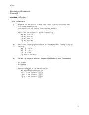 Introduction To Biostatistics Homework Docx Name Introduction To Biostatistics Homework