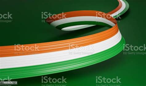 아일랜드의 국기와 함께 리본이나 배너를 흔들고 있습니다 독립 기념일 3d 그림에 대 한 템플릿 3차원 형태에 대한 스톡 사진 및 기타 이미지 Istock