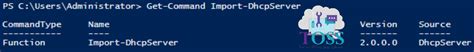 Import Dhcpserver Powershell Cmdlet Script Toss