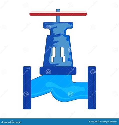 Gas Equipment Pipeline Gas Pipeline Vector Graphics Stock Vector