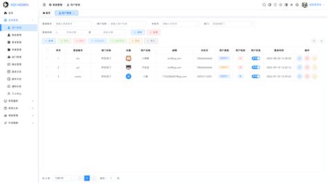 koi admin全新elementplus [纯前端]管理平台 csdn博客
