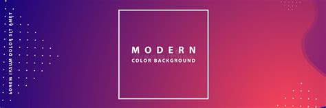 Banner Template Design With Header Interface Gradient Style Stock