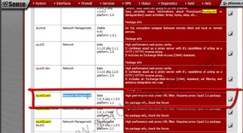 Pfsense Content And Filtering Section Proxy Server