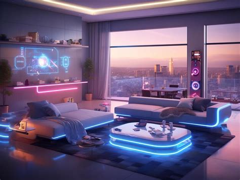 Premium AI Image Seamless Smart Home Automation AI Generated