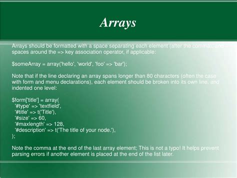 Ppt Drupal Coding Standards Powerpoint Presentation Free Download Id 6986666