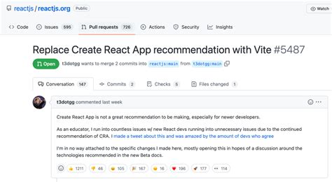 React团队回应使用vite替换create React App的建议应用工具问题