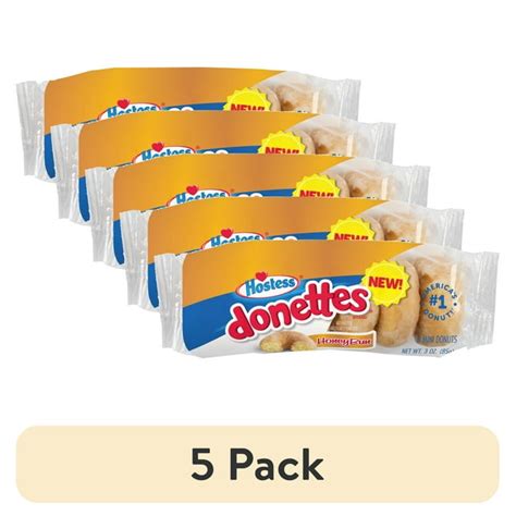 5 Pack Hostess Honey Buns Donettes Donuts Single Serve 6 Count Wide 5 Pack Hostess Honey Buns Donettes Donuts Single Serve 6 Count Wide