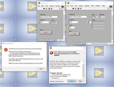 Zmq Socket Operation On Non Socket · Issue 80 · Levylabpittinstrument