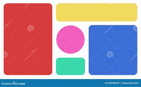 Trending Bento Box Or Bento Grid Ui Ux Template Stock Illustration Illustration Of Grid