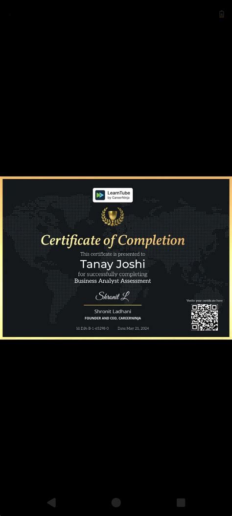 Tanay Joshi On Linkedin Gratitude To Shronit L And Career Ninja For