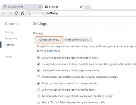 Chrome Privacy And Security In Chrome