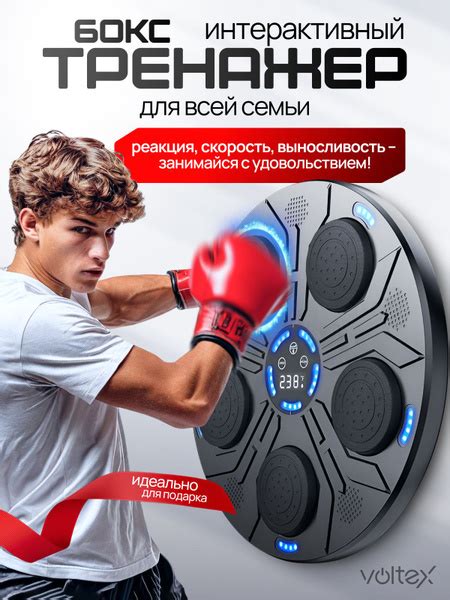 Боксерский тренажер для бокса интерактивный купить c доставкой на OZON ...