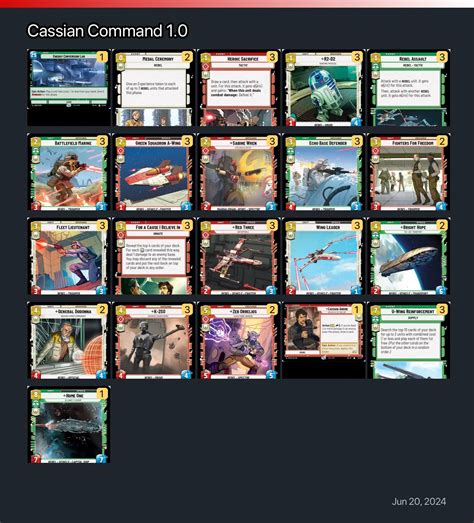 Cassian Command 1 0 Star Wars Unlimited Swu Tcg